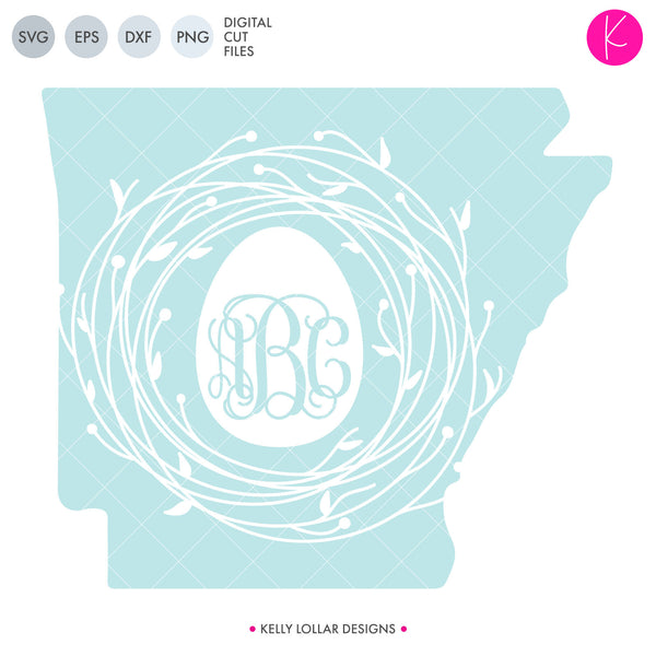 Arkansas State Bundle | SVG DXF EPS PNG Cut Files - Kelly Lollar Designs