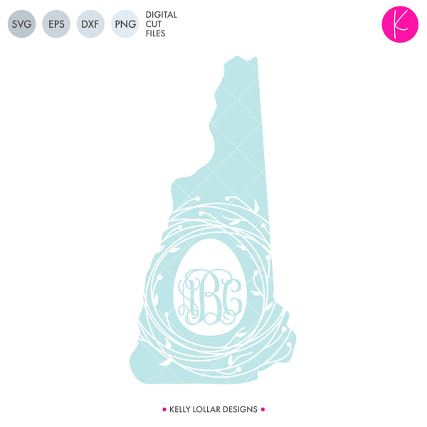 New Hampshire State Bundle | SVG DXF EPS PNG Cut Files - Kelly Lollar ...