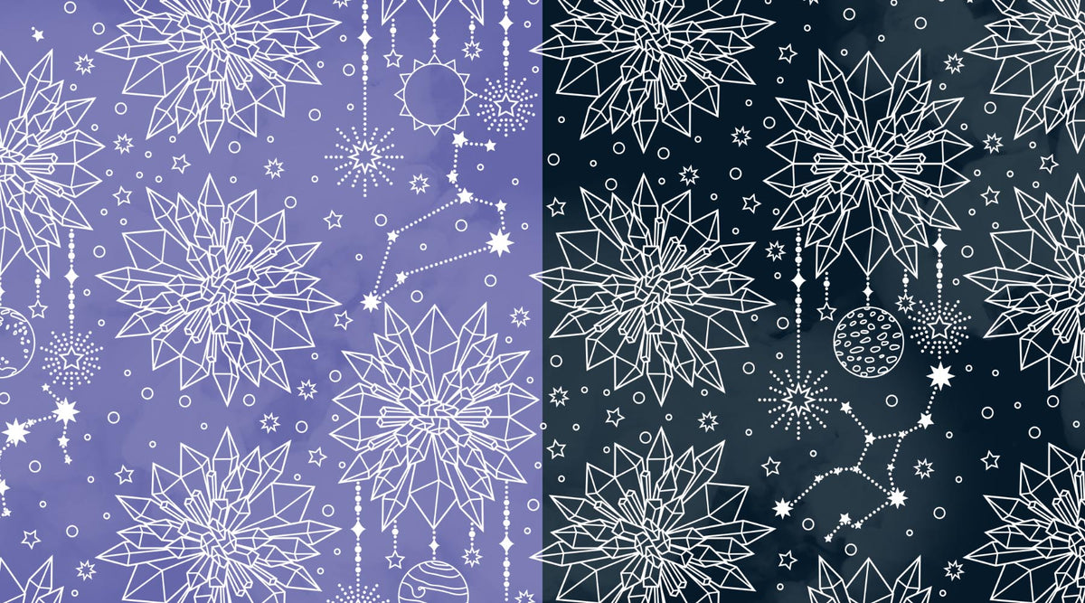 Interstellar Zodiac Surface Pattern Design - Kelly Lollar Designs
