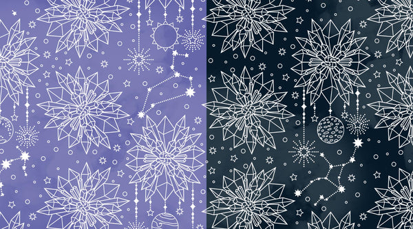 Interstellar Zodiac Surface Pattern Design - Kelly Lollar Designs