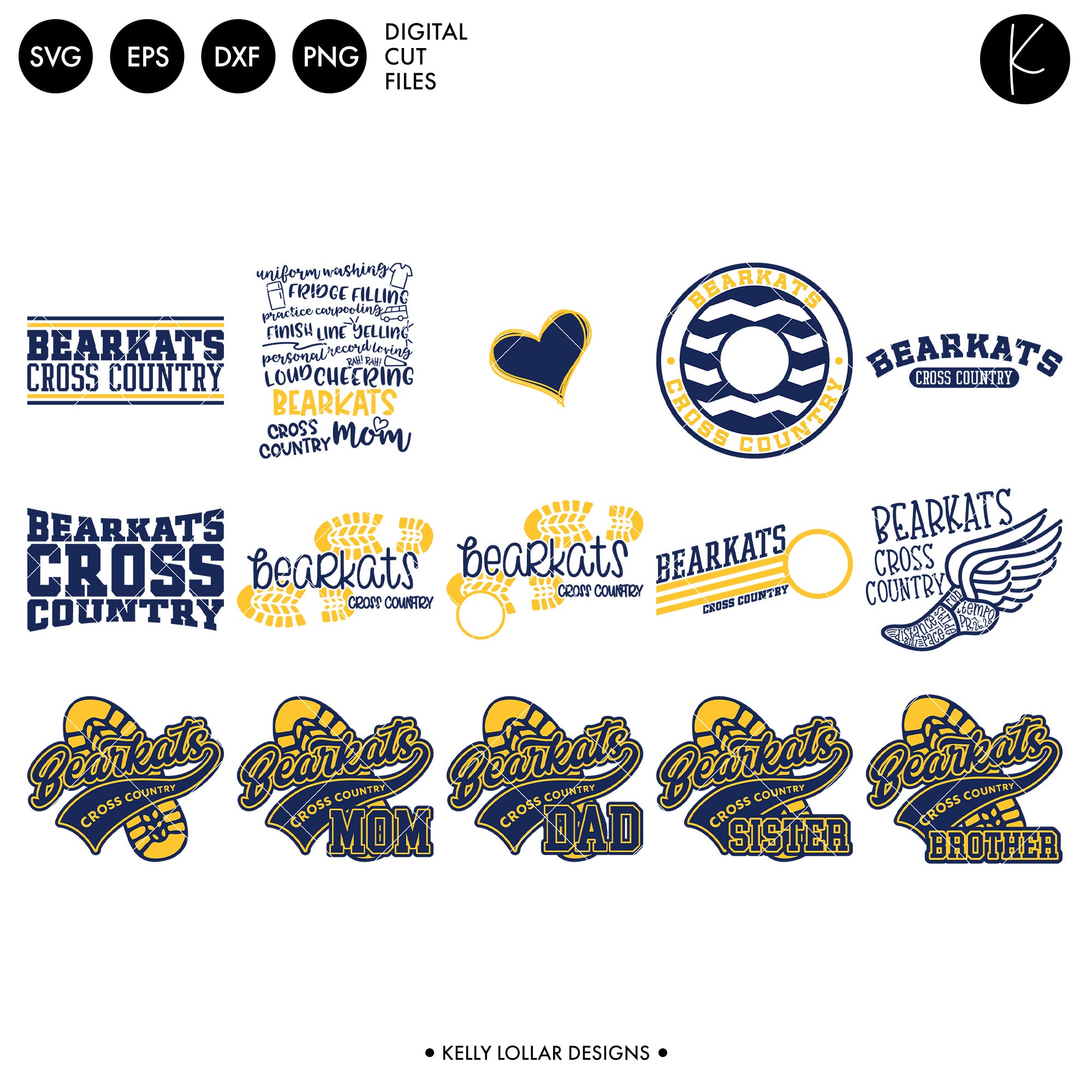 Bearkats Everything Spirit Bundle | SVG DXF EPS PNG Cut Files - Kelly ...