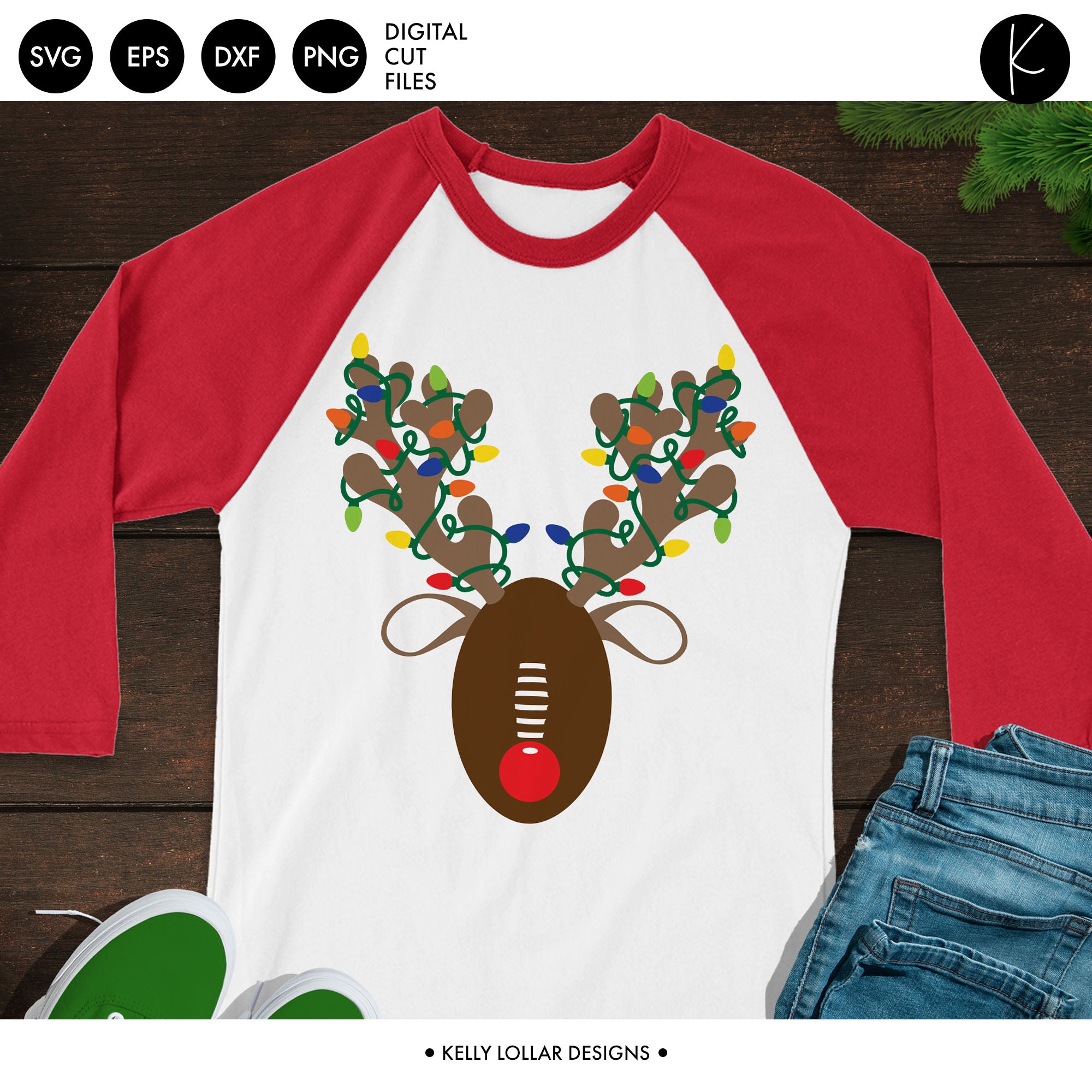 Reindeer Sports SVG Cut Files | Kelly Lollar Designs
