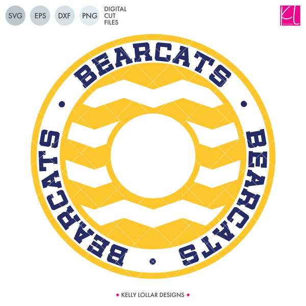 Bearcats Mascot Bundle | SVG DXF EPS PNG Cut Files - Kelly Lollar Designs
