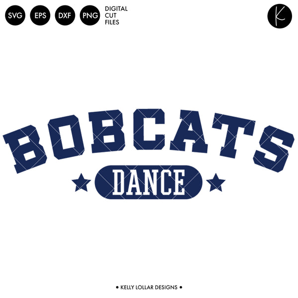 Bobcats Dance Bundle | SVG DXF EPS PNG Cut Files - Kelly Lollar Designs