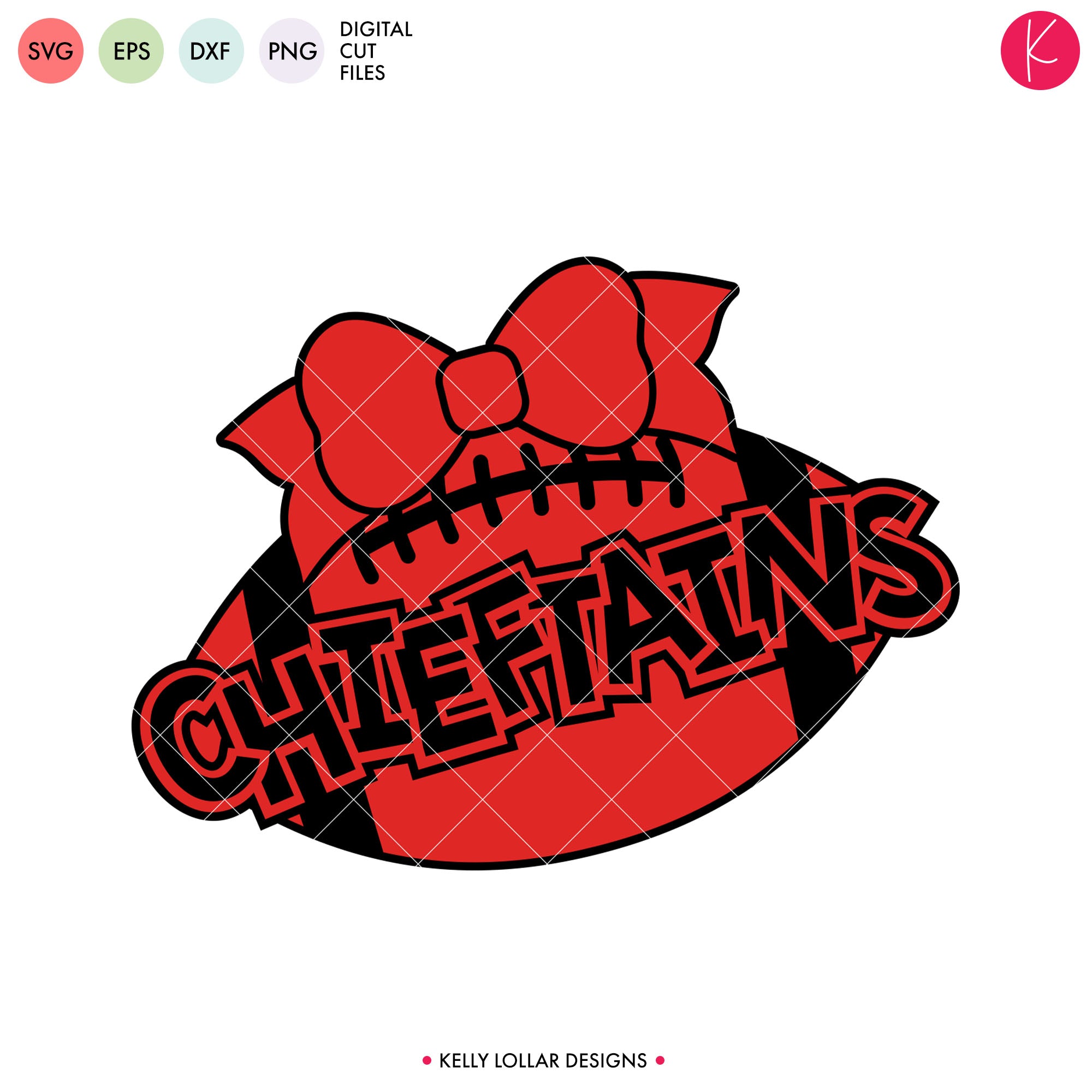Chieftains Football Bundle | SVG DXF EPS PNG Cut Files - Kelly Lollar ...
