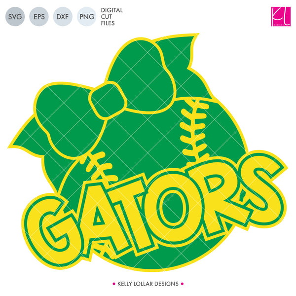 Gators Baseball & Softball Bundle | SVG DXF EPS PNG Cut Files - Kelly ...