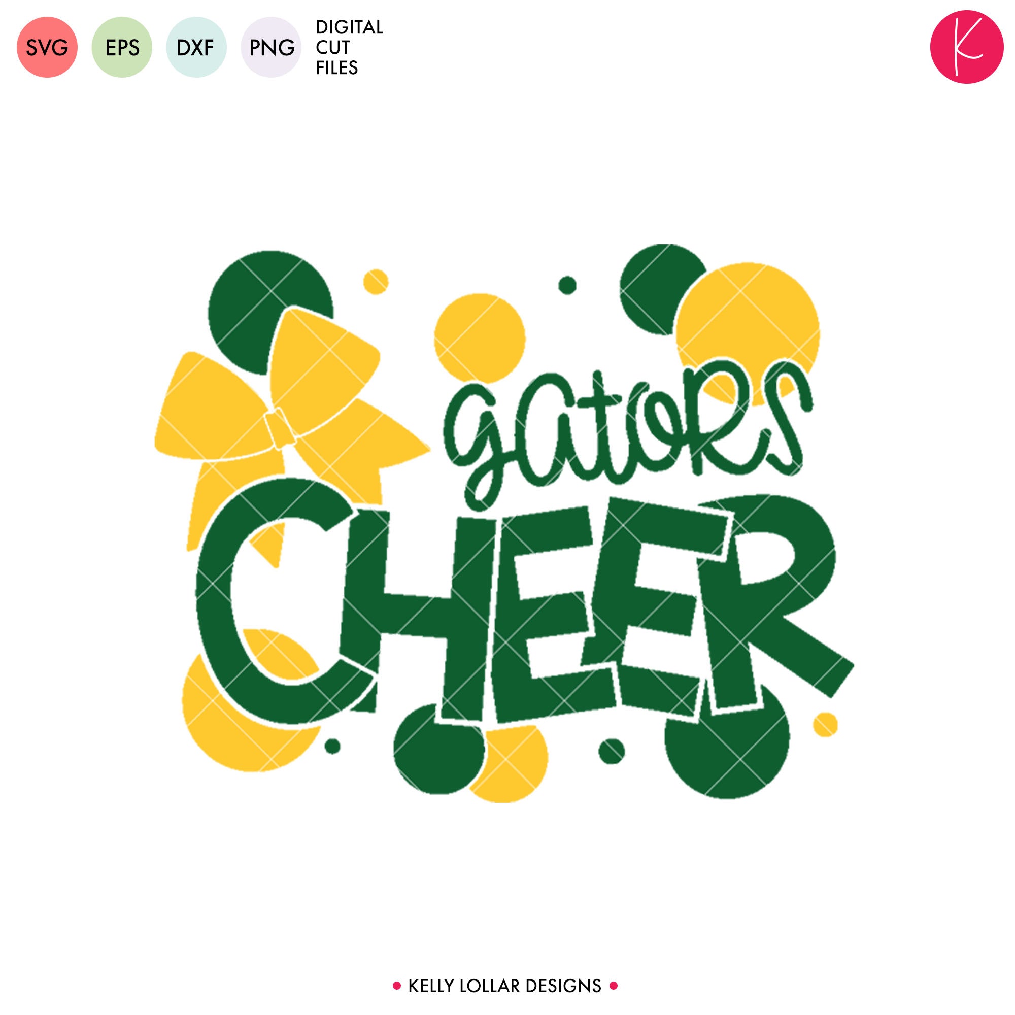 Gators Cheer Bundle | SVG DXF EPS PNG Cut Files - Kelly Lollar Designs