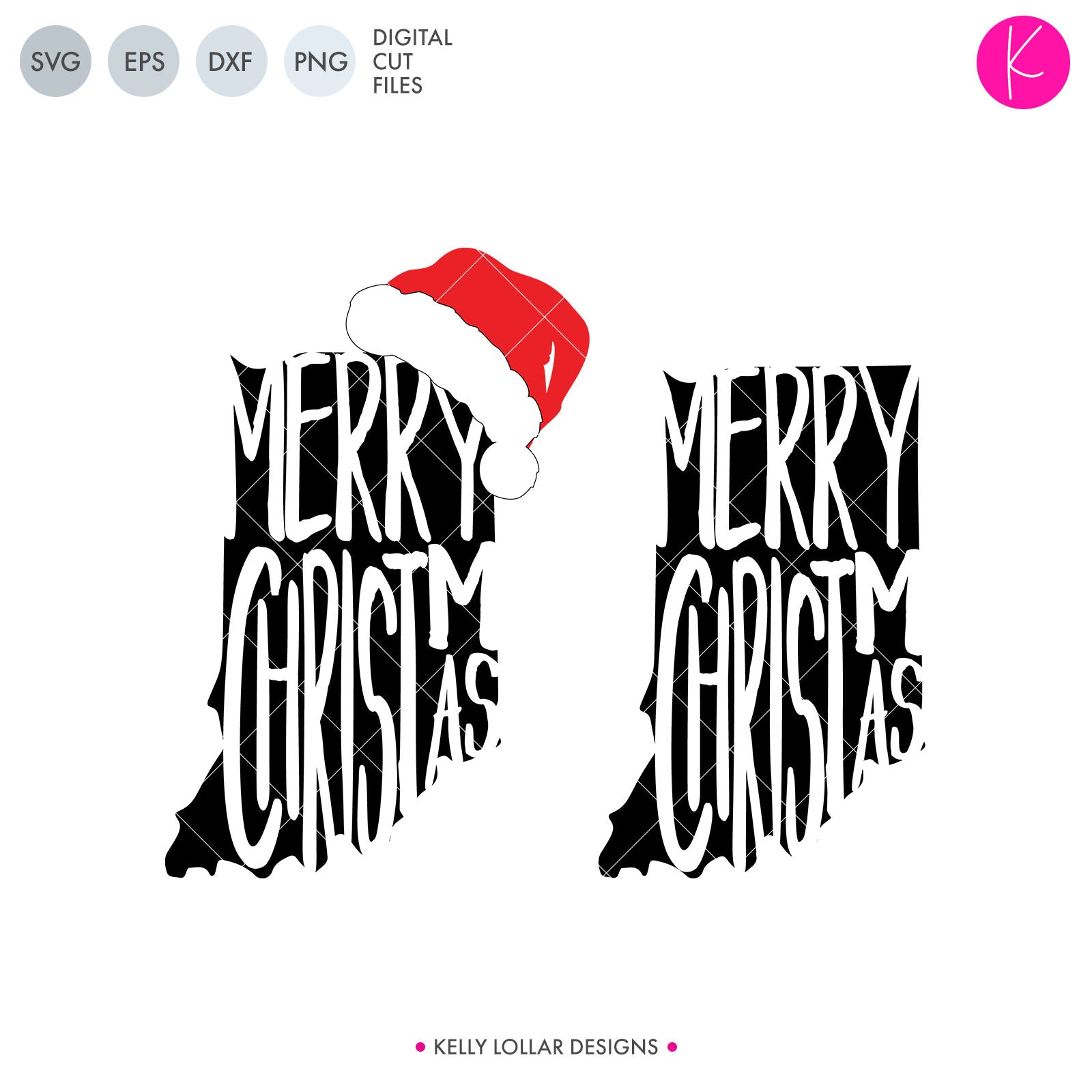 Indiana State Bundle | SVG DXF EPS PNG Cut Files - Kelly Lollar Designs