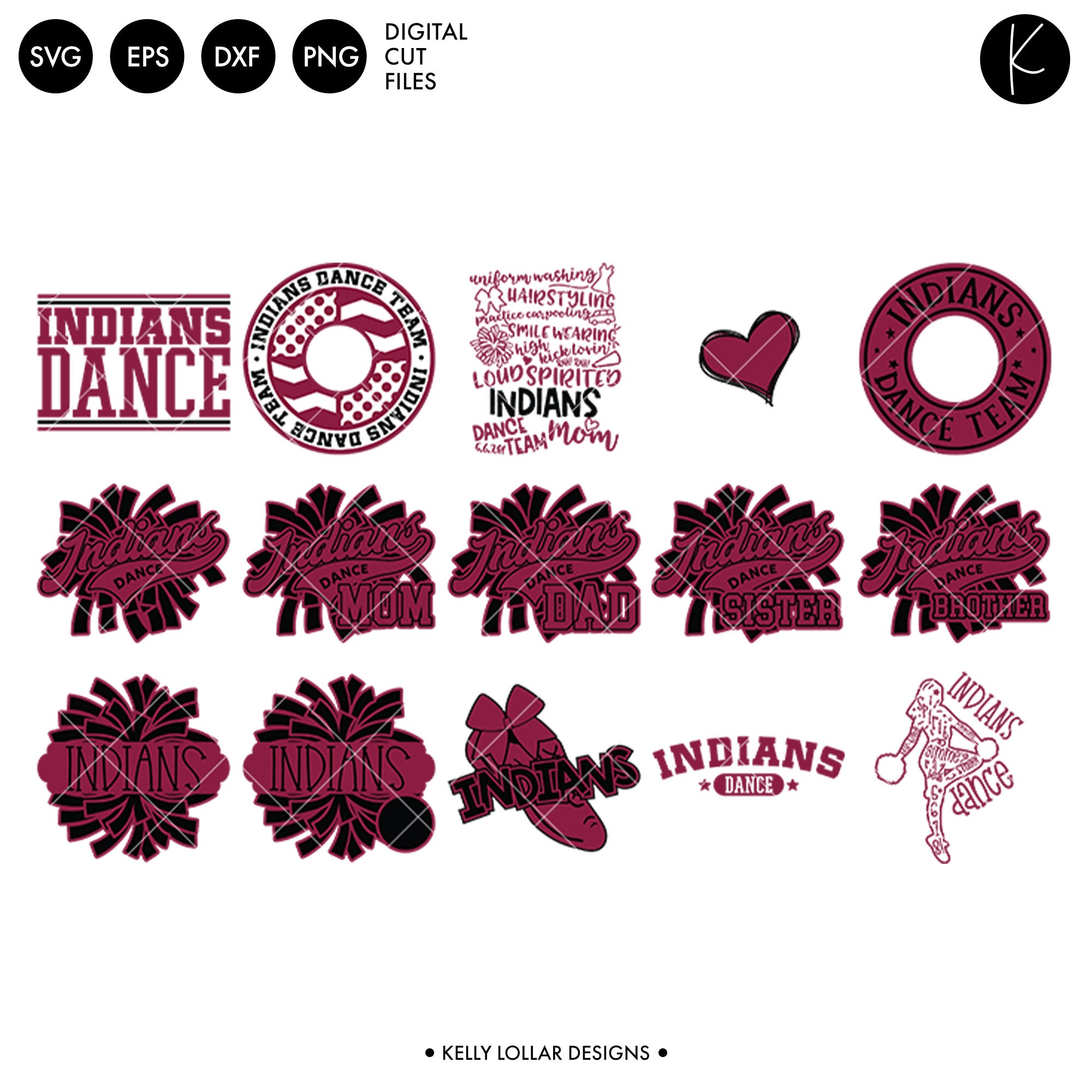 Indians Everything Spirit Bundle | SVG DXF EPS PNG Cut Files - Kelly ...