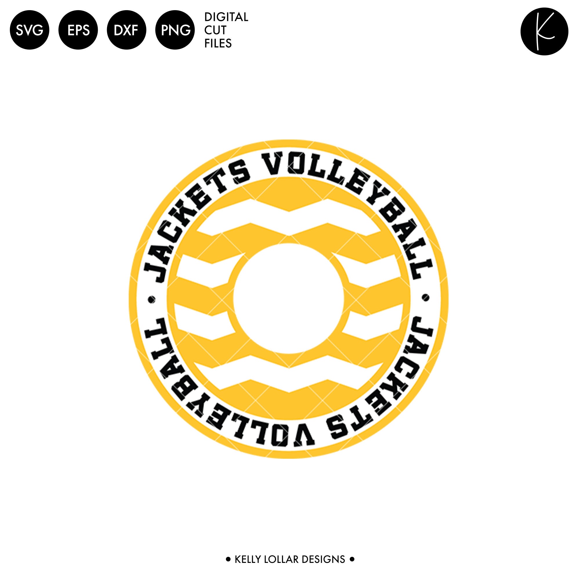 Jackets Volleyball Bundle | SVG DXF EPS PNG Cut Files - Kelly Lollar ...