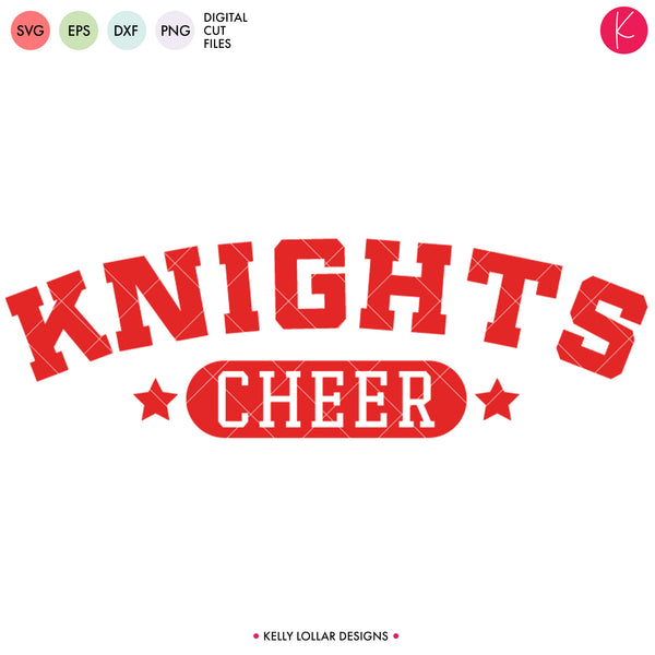 Knights Cheer Bundle | SVG DXF EPS PNG Cut Files - Kelly Lollar Designs