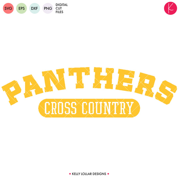 Panthers Cross Country Bundle | SVG DXF EPS PNG Cut Files - Kelly ...