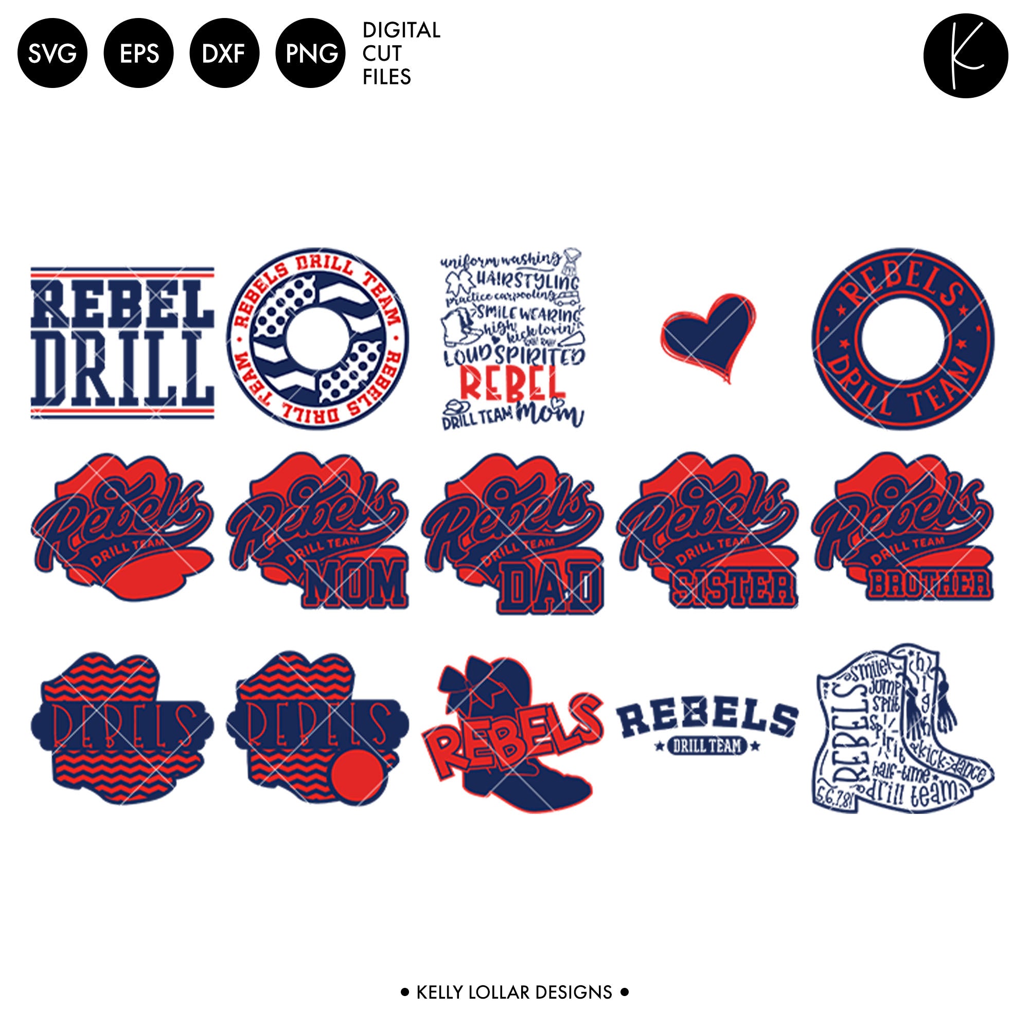 Rebels Everything Spirit Bundle | SVG DXF EPS PNG Cut Files - Kelly ...