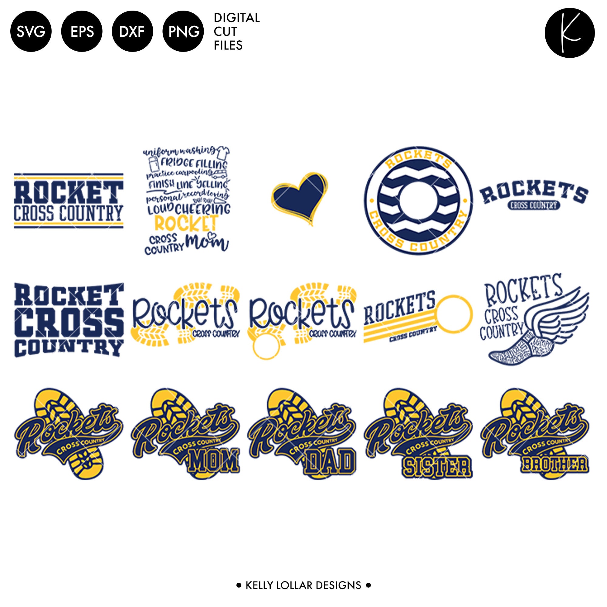 Rockets Everything Spirit Bundle | SVG DXF EPS PNG Cut Files - Kelly ...