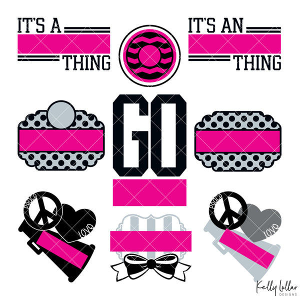 Customizable Team SVG Bundle | Kelly Lollar Designs